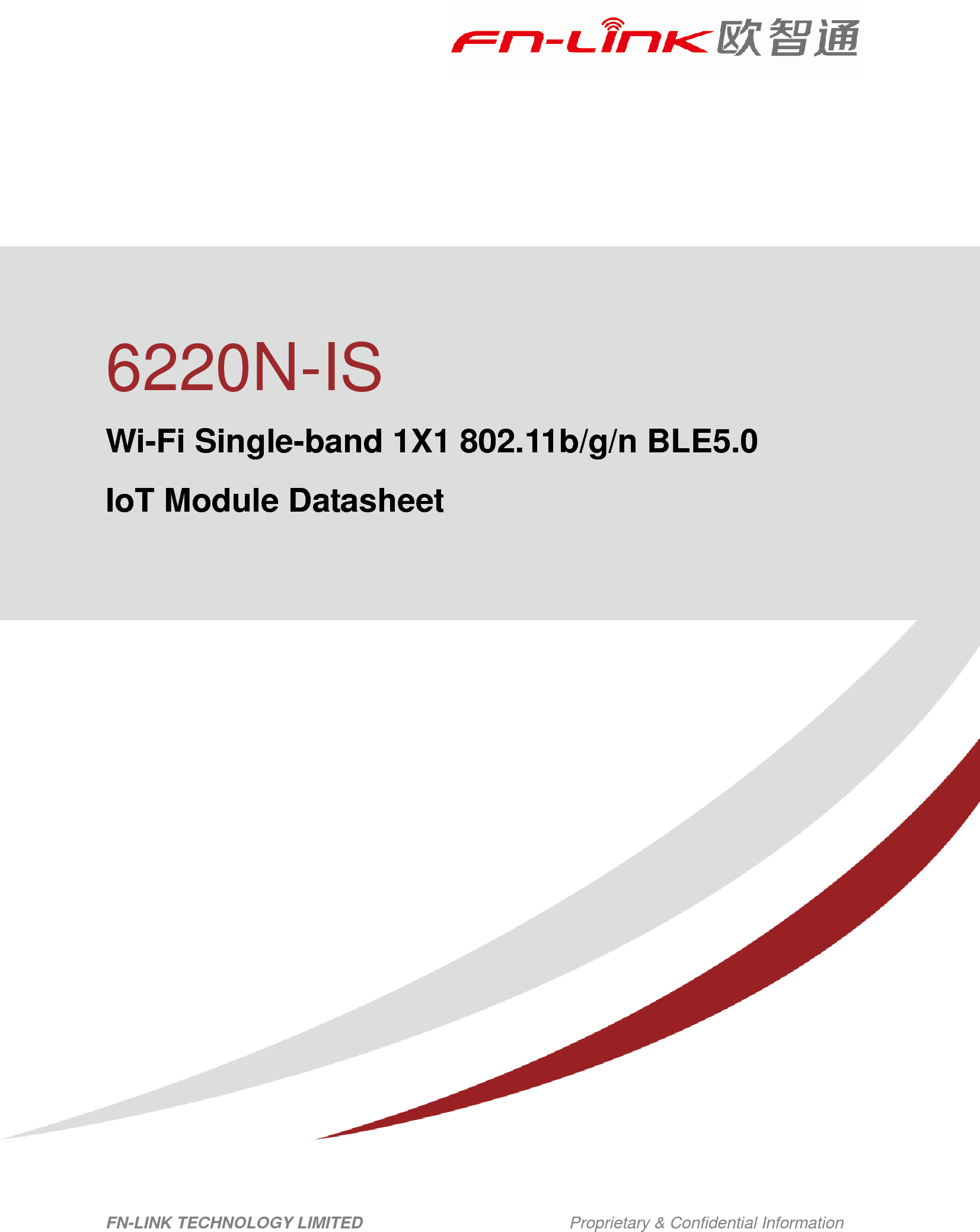 FN LINK TECHNOLOGY 6220N-IS 2.4G Wi-Fi+Bluetooth V5.0 Module User ...