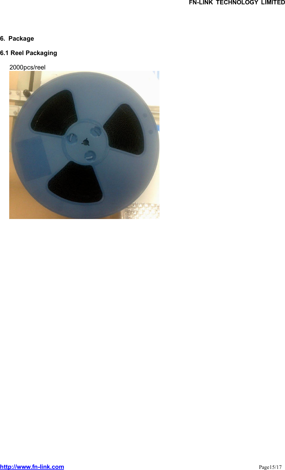 FN LINK TECHNOLOGY F23BDSM43 WiFi+BT Module User Manual