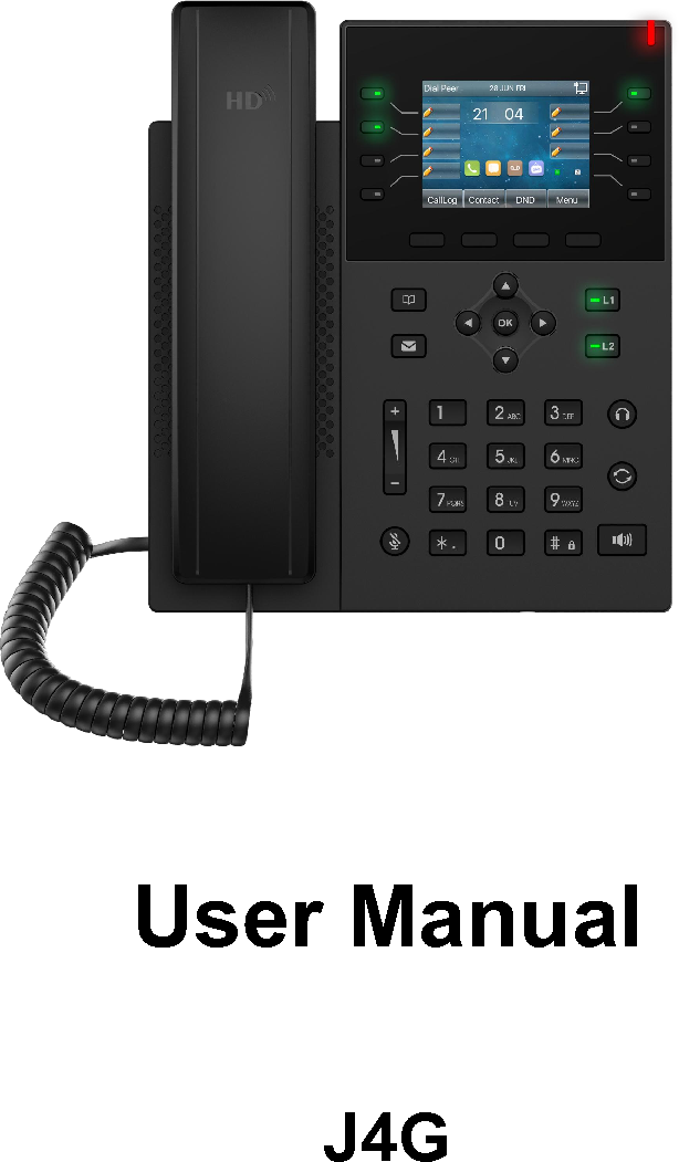 Fanvil Technology J4G IP Phone User Manual