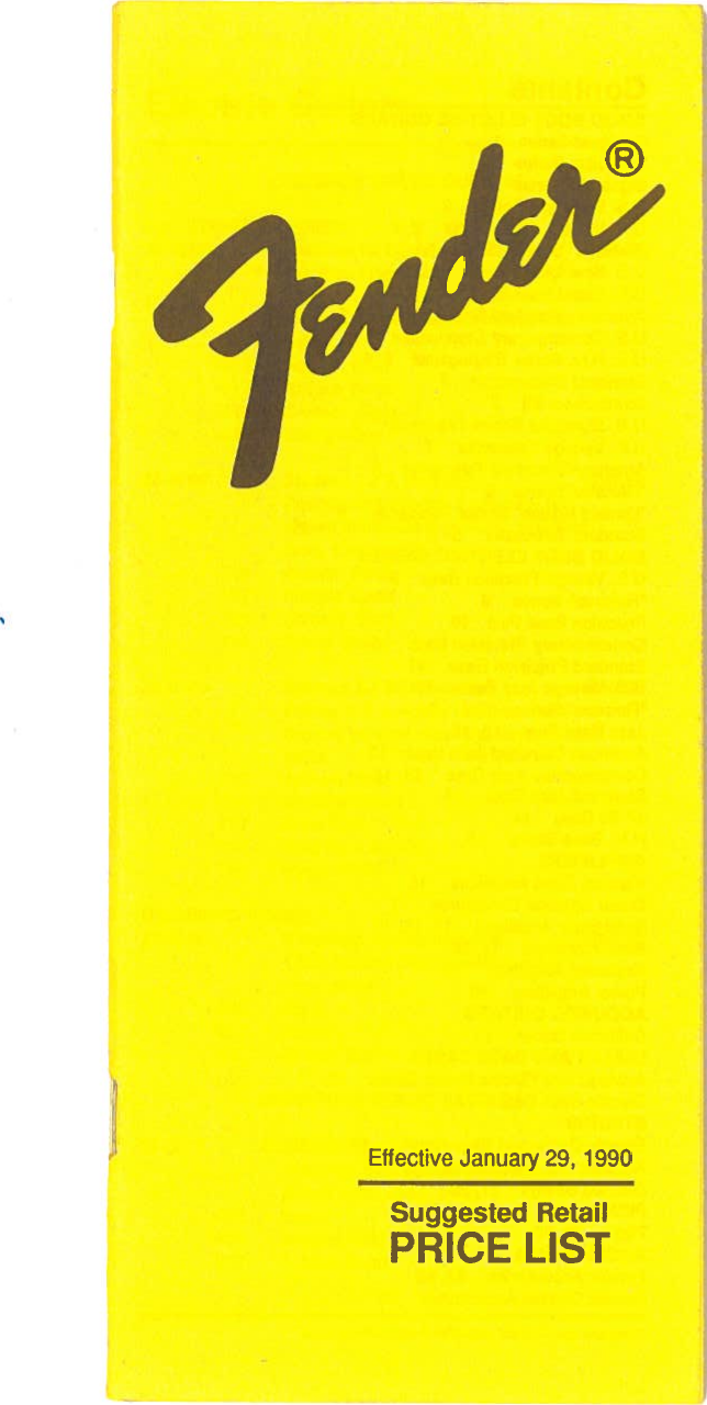 Fender 1990 January 1