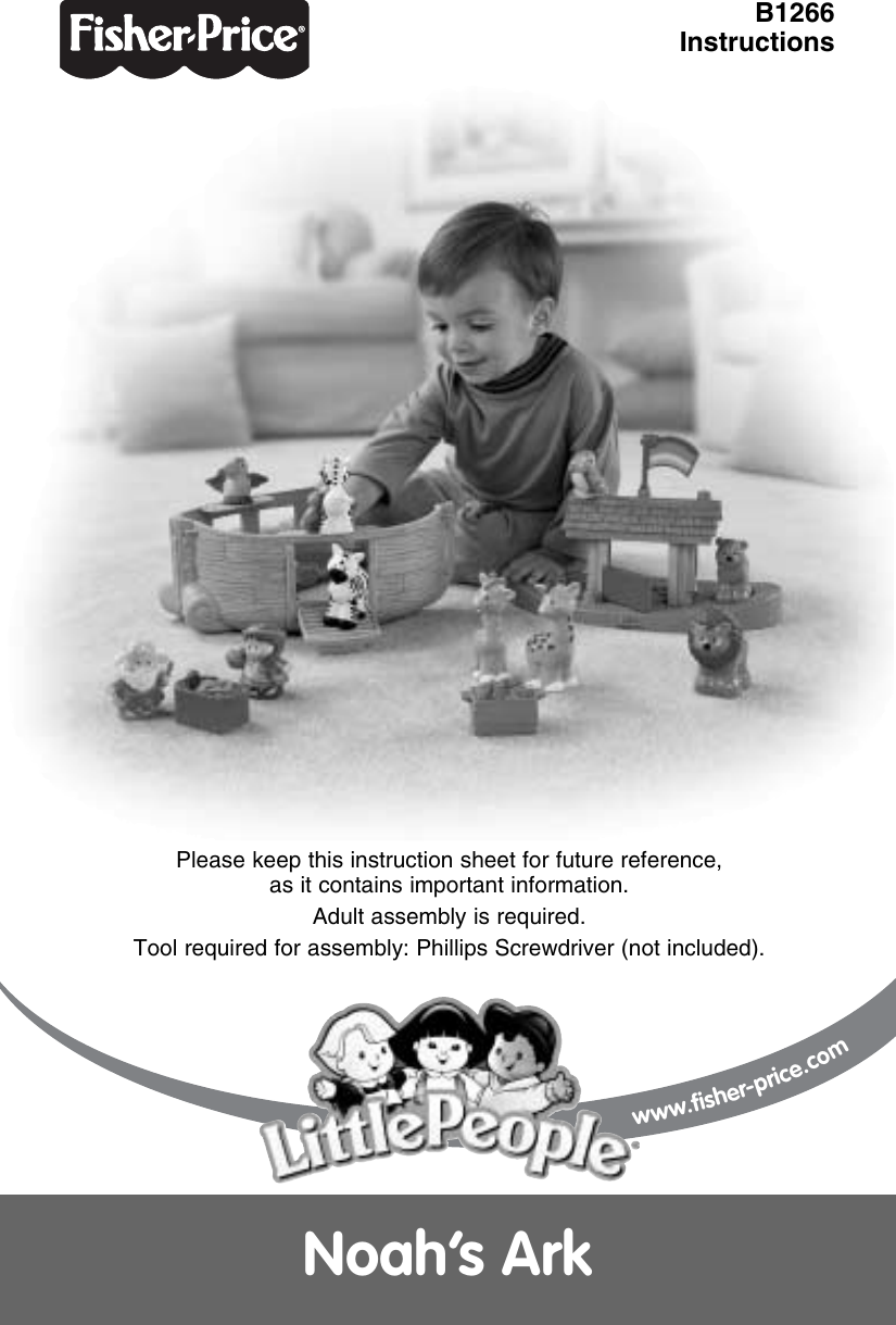 Fisher Price B1266 Instruction Sheet