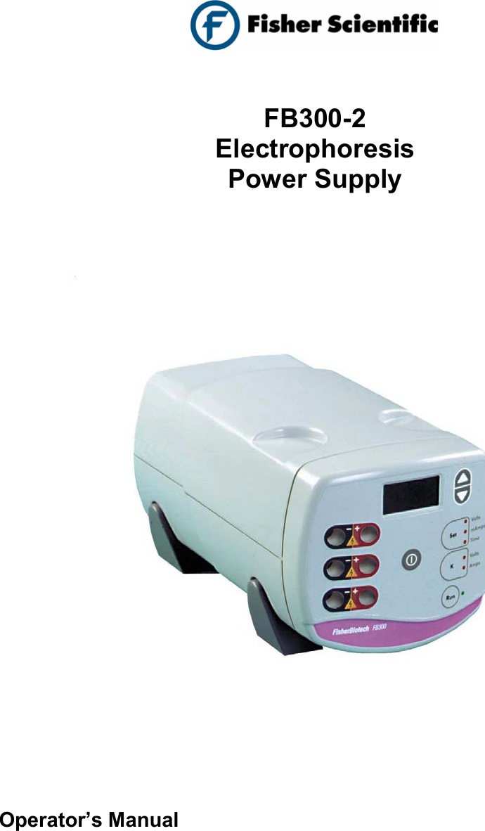 Fisher Fb300 2 Users Manual 7608001_A