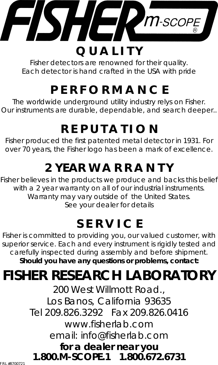 Fisher Power Screwdriver Xlt 30 Users Manual Op Man