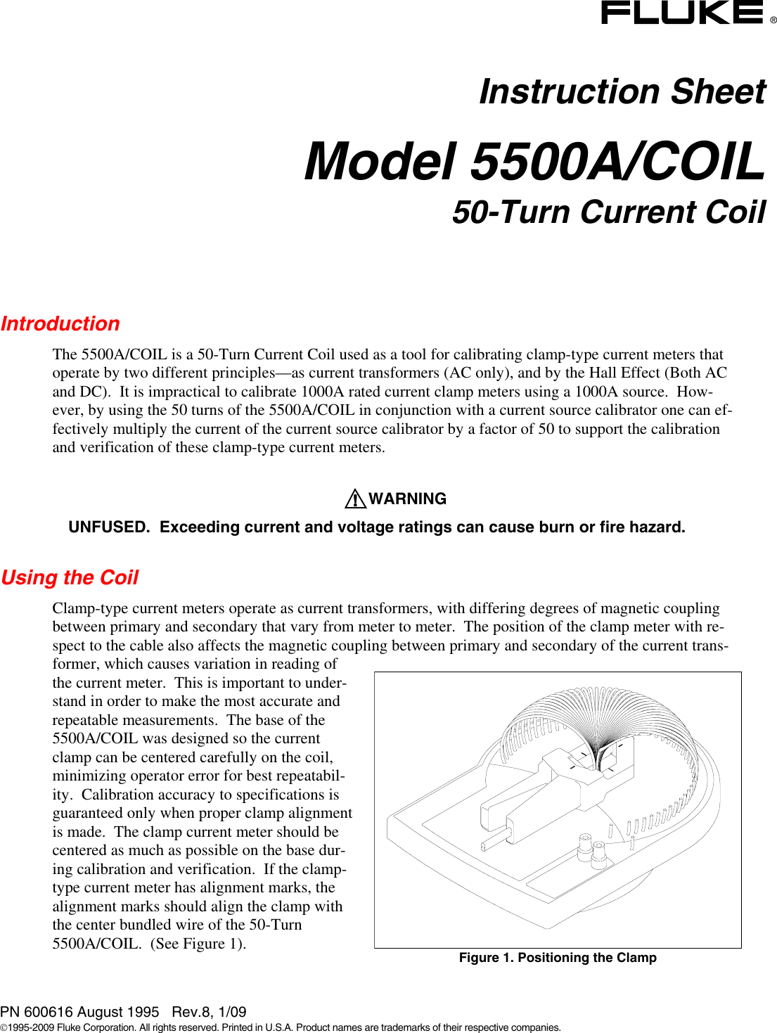 Fluke 5500A Users Manual 5500_coil