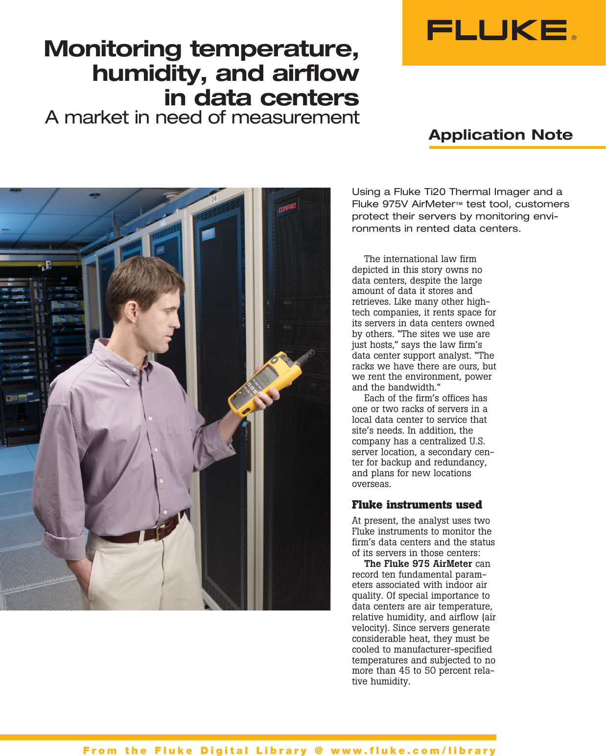 Fluke 975 Application Note
