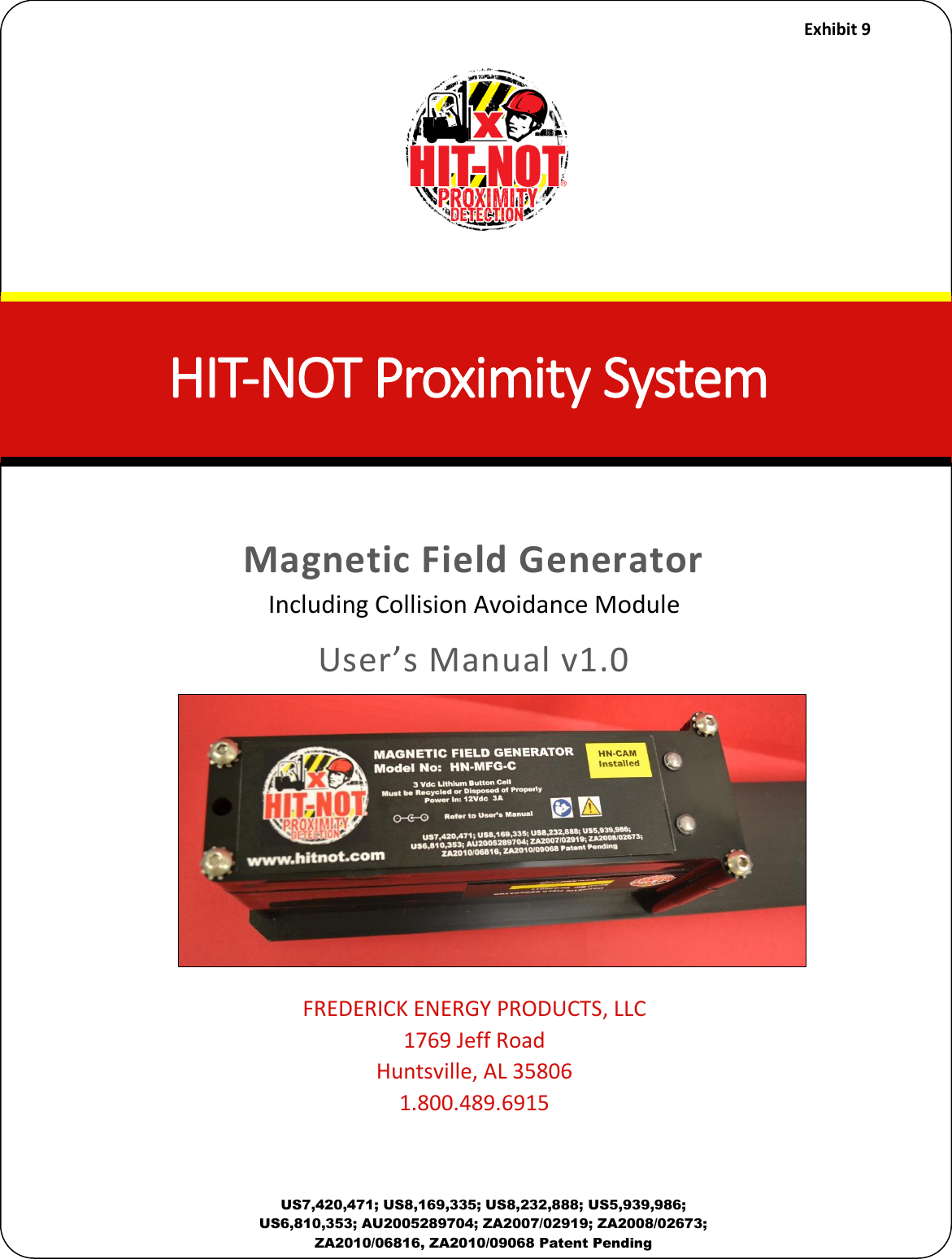 Frederick Energy HN-MFG-C Magnetic Field Generator with Collision ...