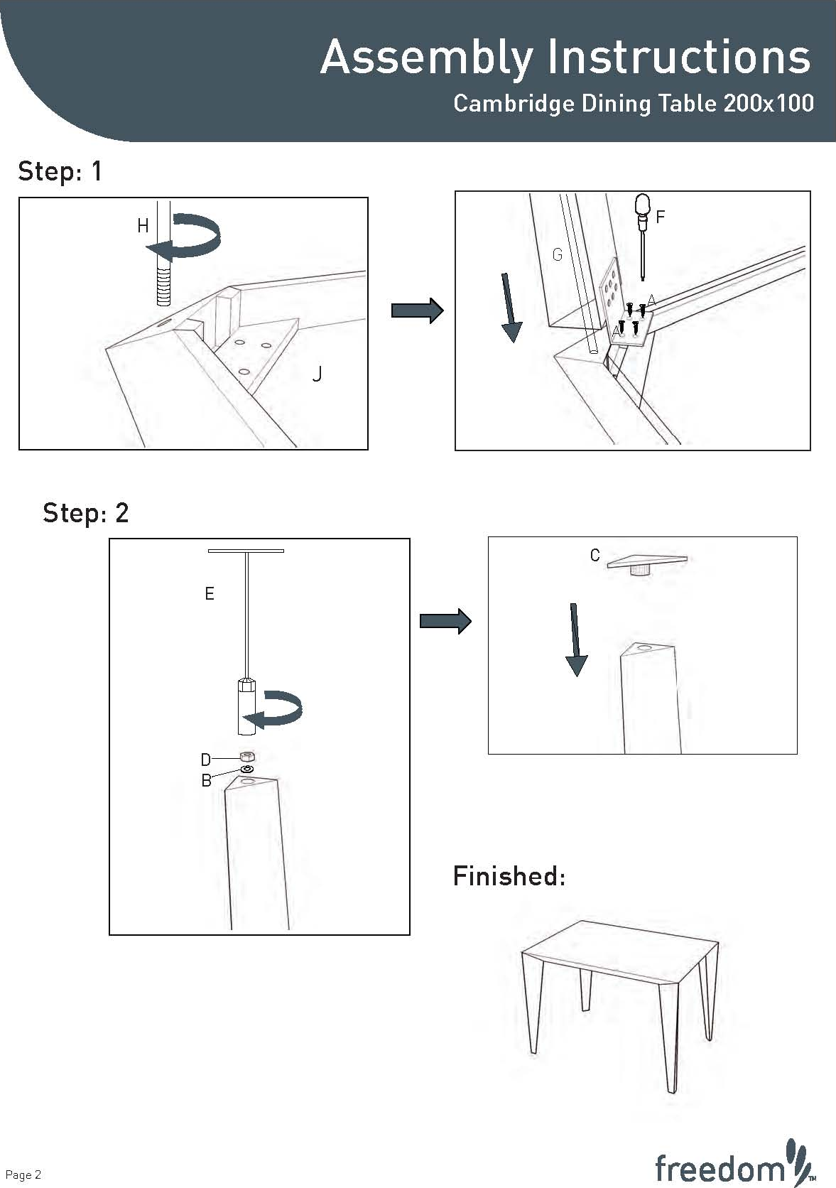 Freedom Cambridge Dining Table 2000 X C8ABD2B3B4ABD5E6CDBCC6AC