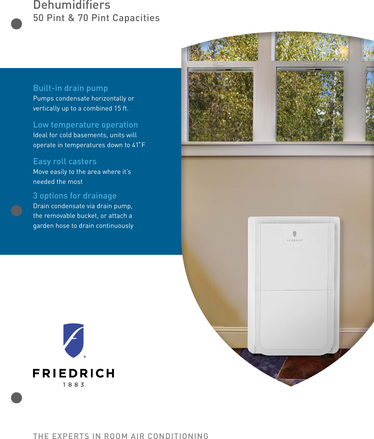 Friedrich Current Dehum Color Brochure