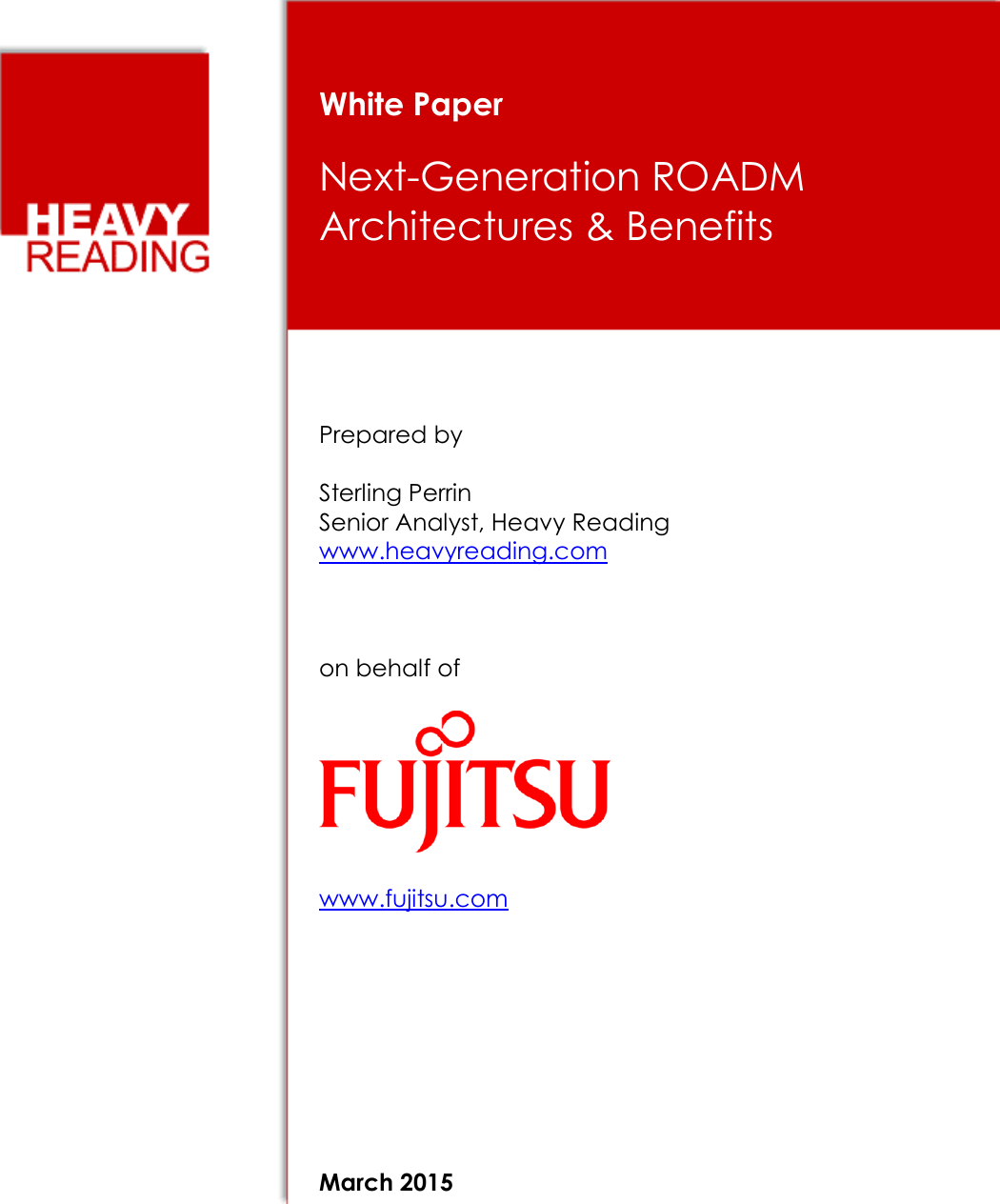 Fujitsu White Paper Next Generation ROADM Architectures And Benefits NG