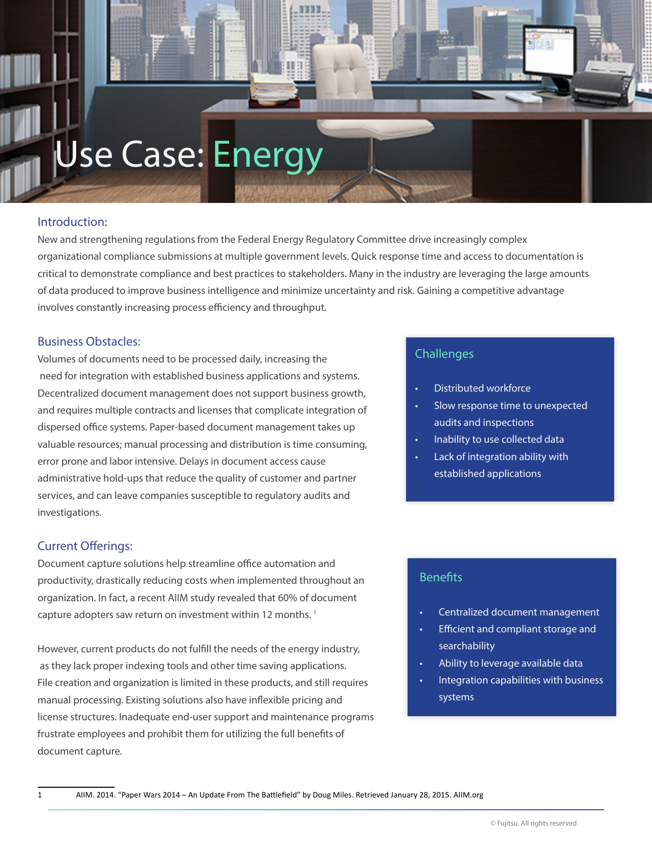 Fujitsu Energy Use Case