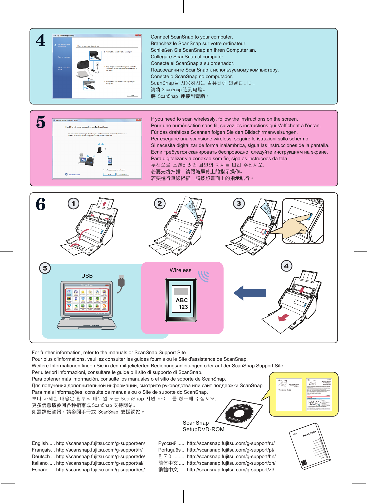 Fujitsu P3PC 4242 03XA Scan Snap Ix500 Quick Installation Guide Here