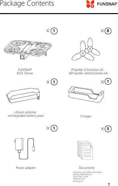 Funsnap Technology A01 iDol Drone User Manual
