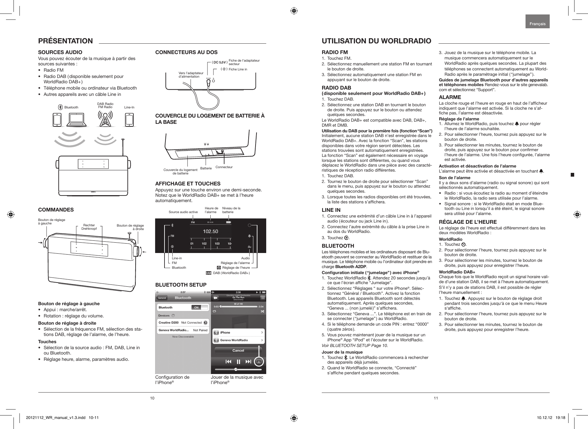G Lab WORLDRADIO Portable Radio User Manual