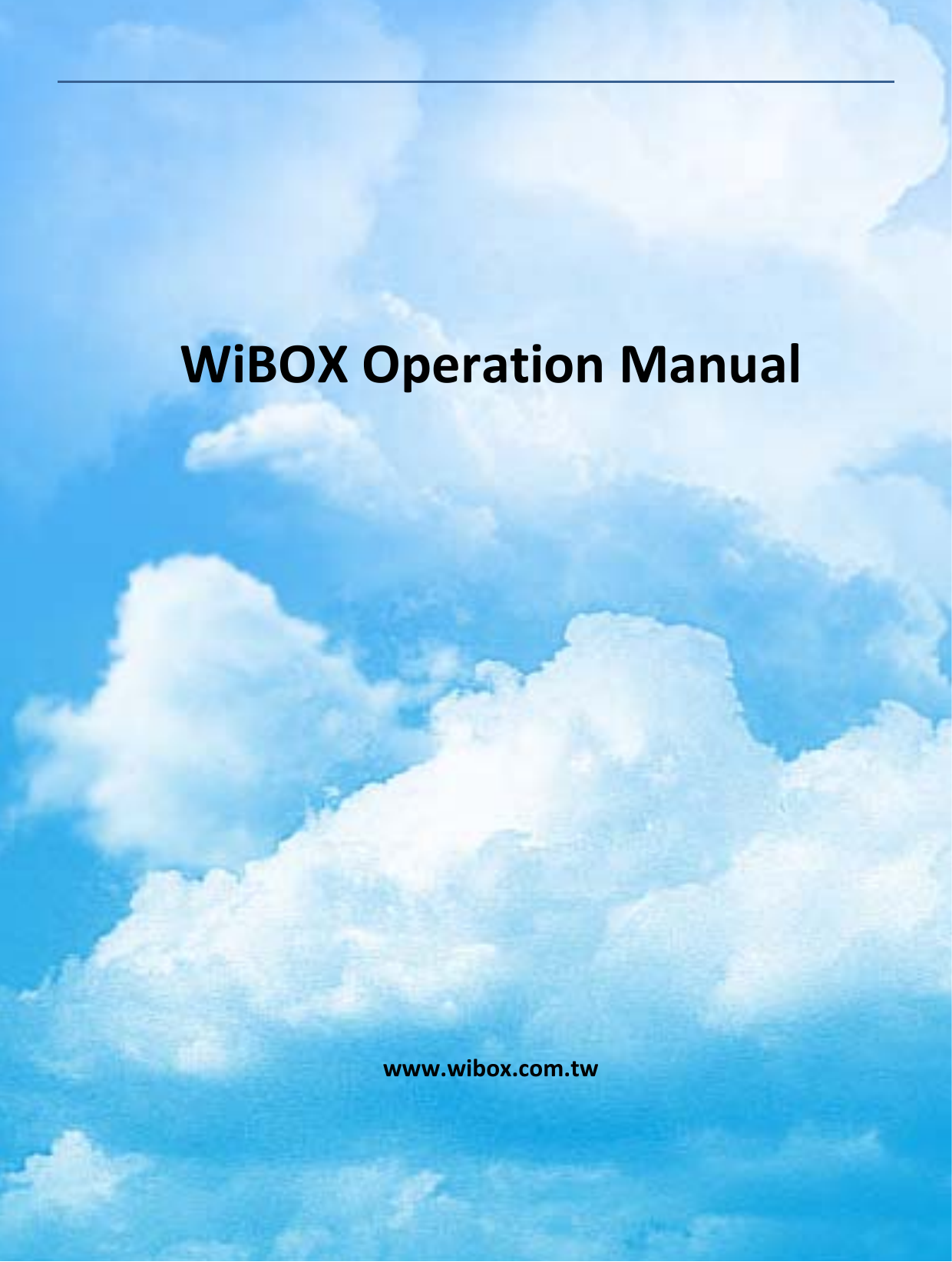 GBOX Technology WIBOX WiBOX User Manual