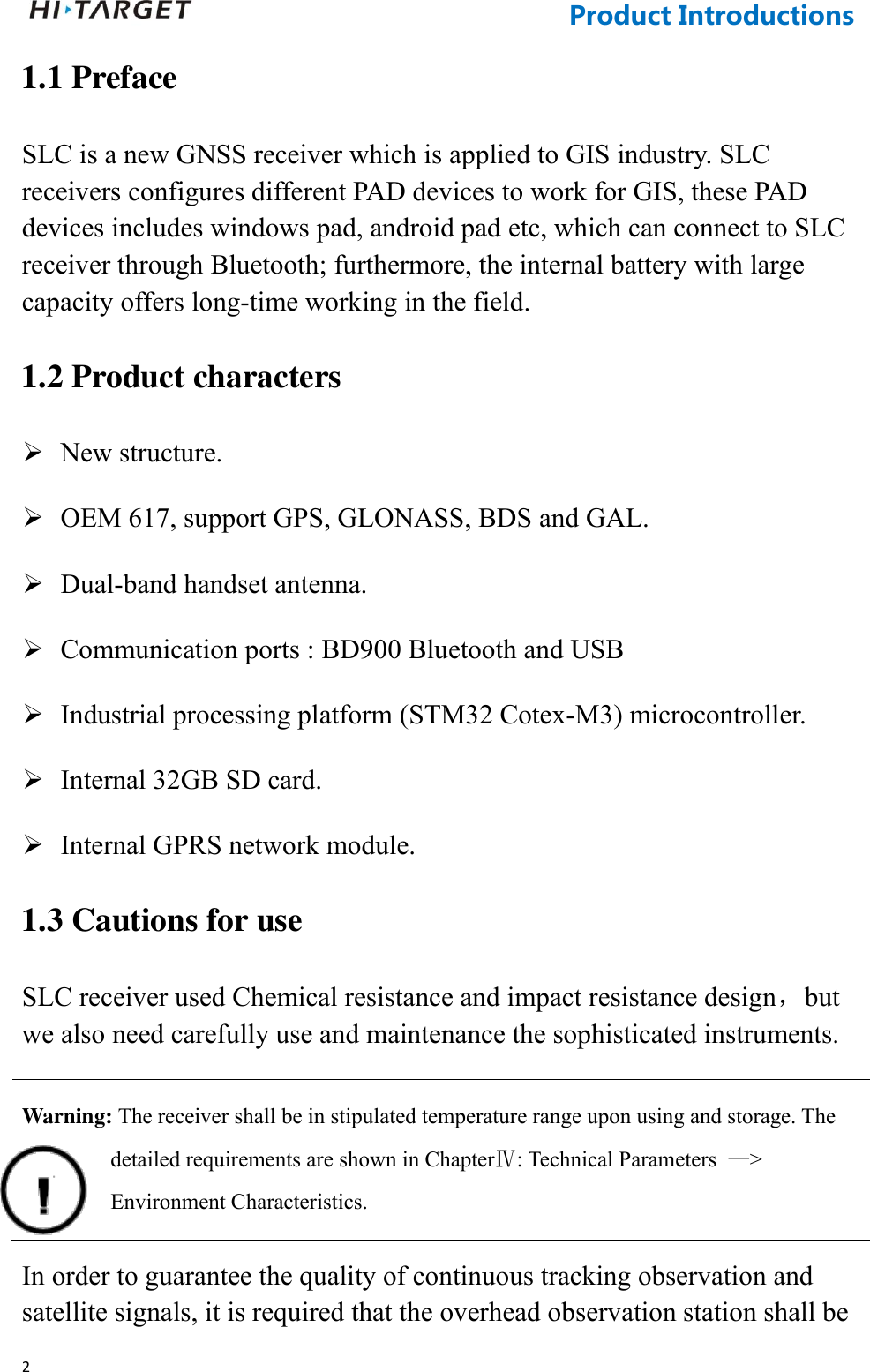 GEOSOLUTION I GOTEBORG SLC SLC GNSS Receiver User Manual Users manual