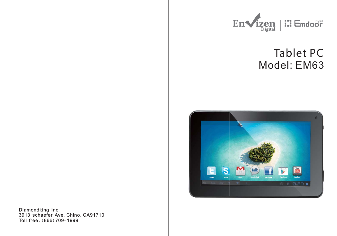 GIEC ELECTRONICS TPCM63DKUSA001 Tablet PC Discussion and FAQ EM63