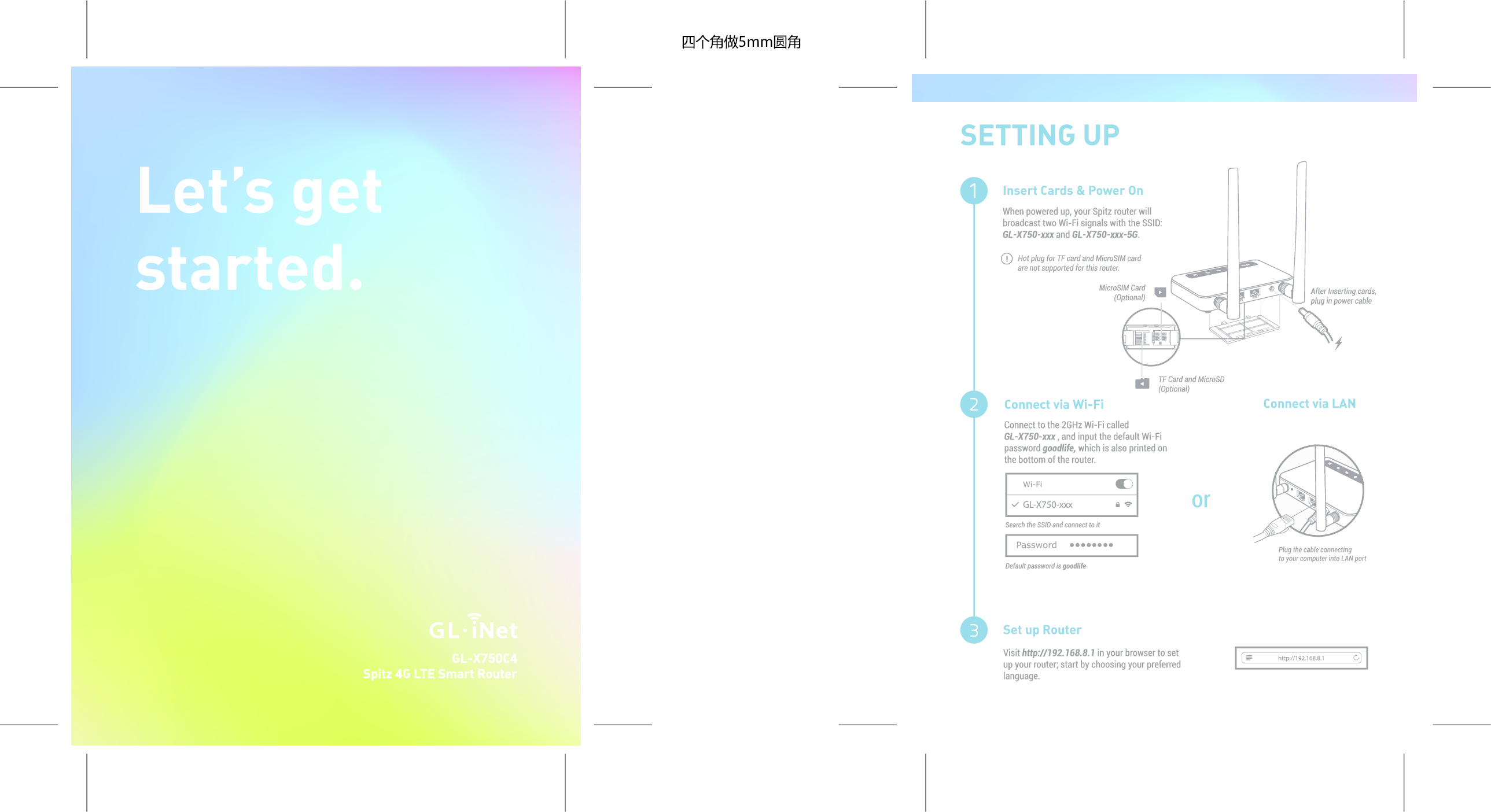 GL Technologies X750C4 Spitz 4G LTE Smart Router User Manual X750 C4 ...
