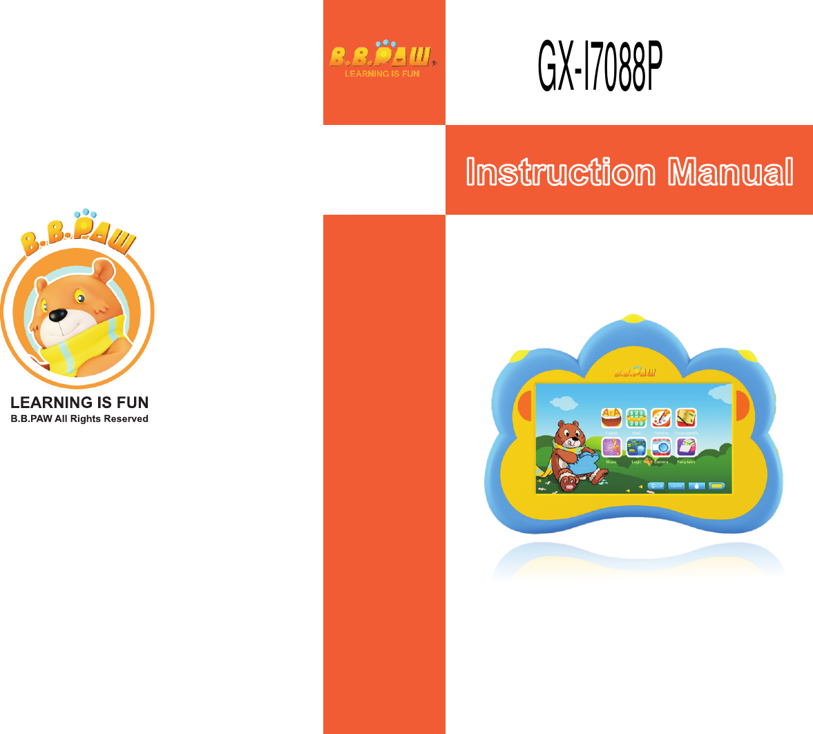 Gardex Electronics GX-I7088P KIDS TABLET User Manual