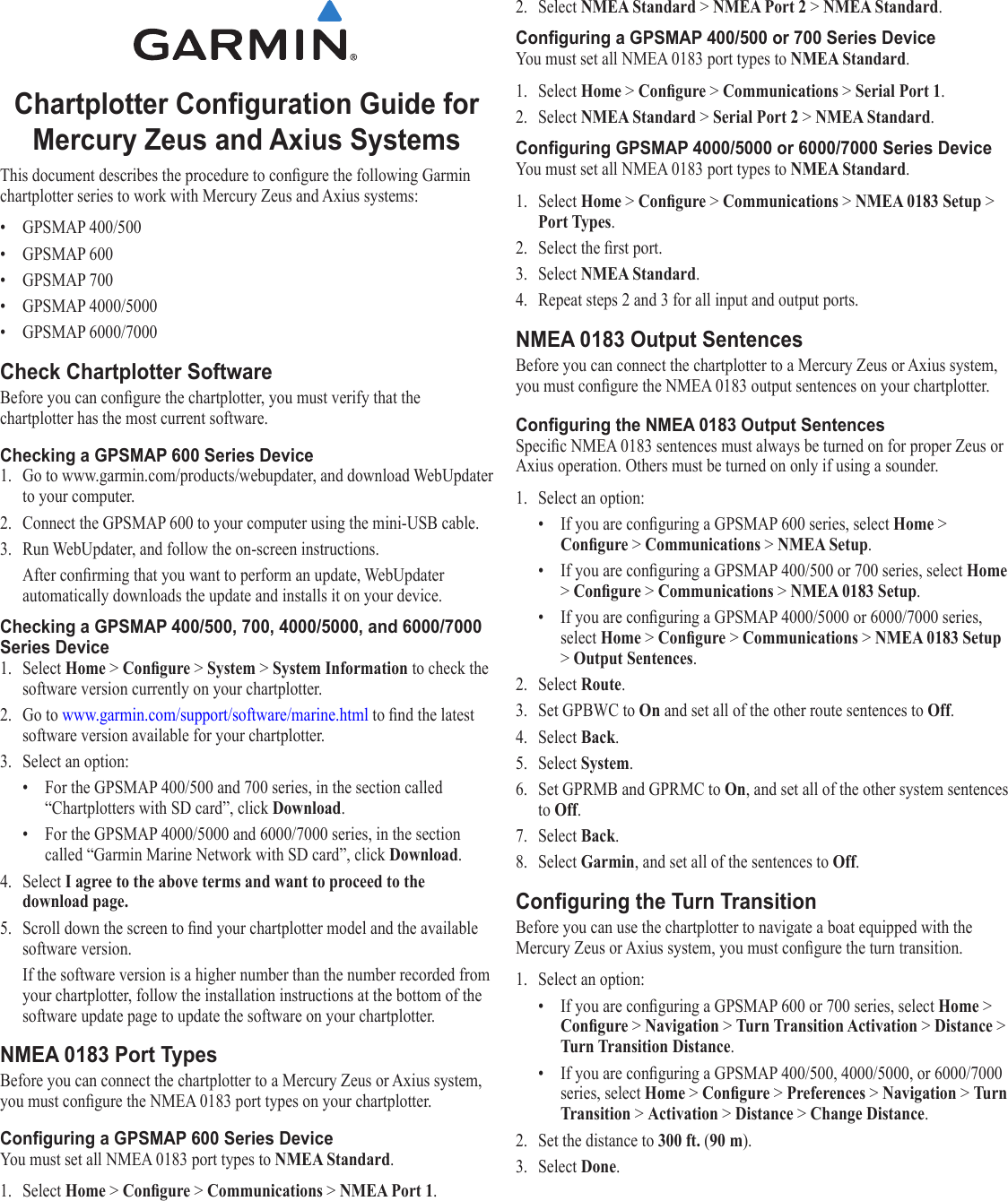 Garmin Gpsmap 451S Configuration Guide