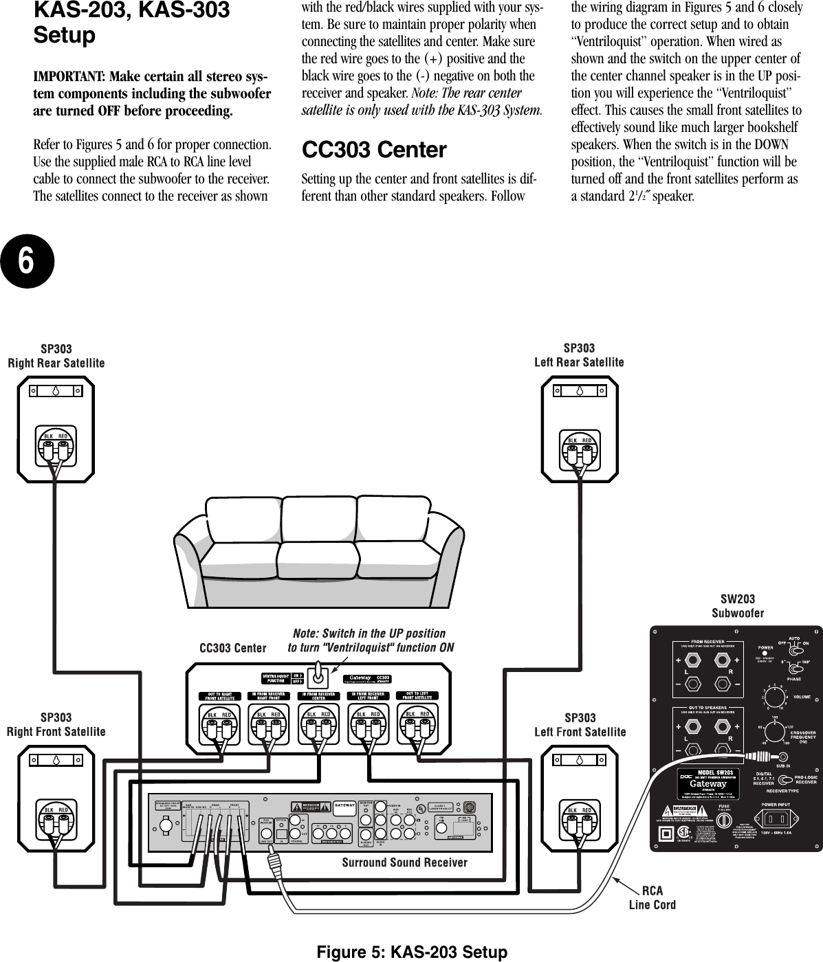 Gateway Kas103 Users Manual KAS 103/KAS 203/KAS 303 Speaker ...