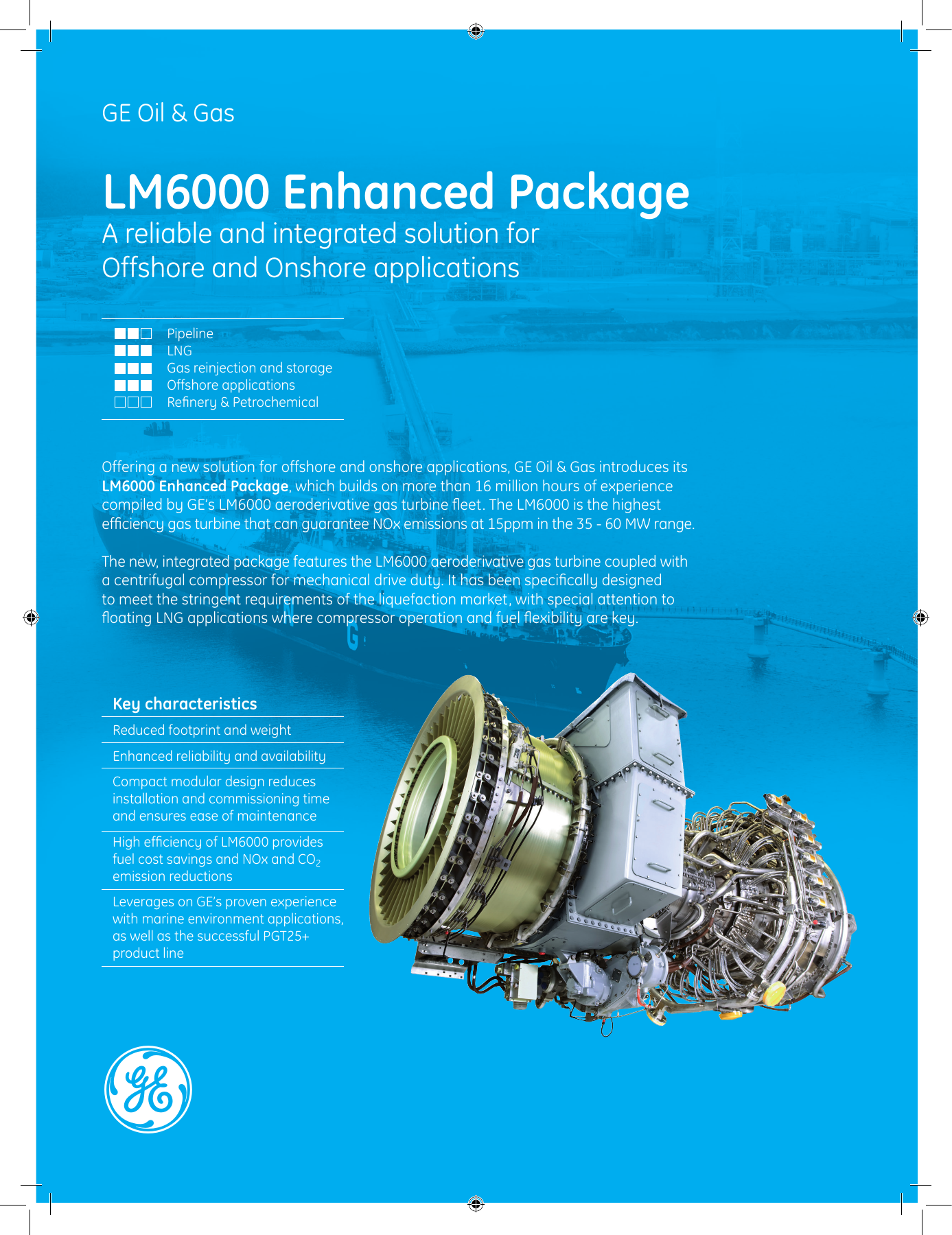 Ge Appliances Aeroderivative Gas Turbines Lm6000 Brochure