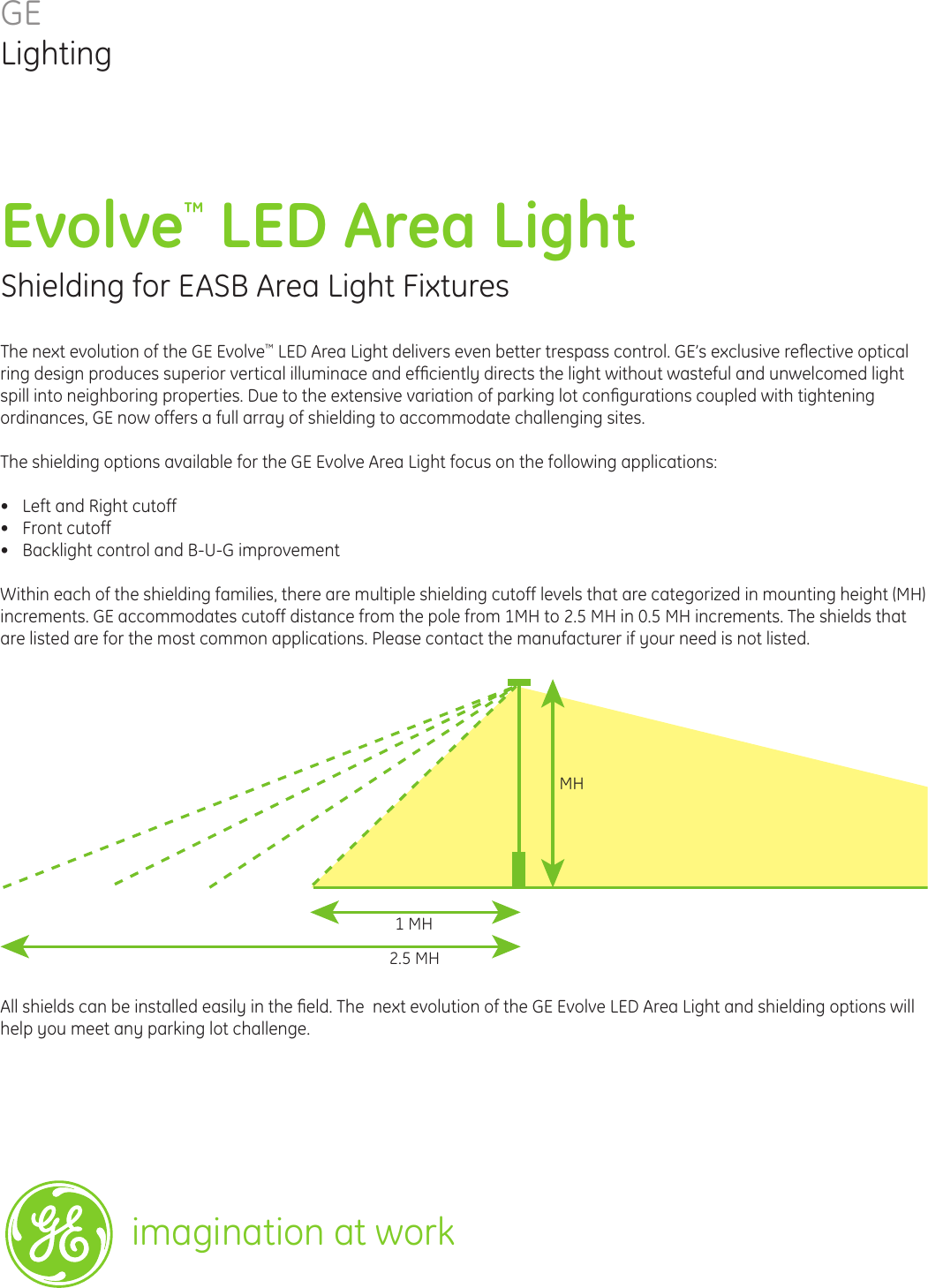 Ge Appliances Easb Data Sheet Lighting LED Shielding For Area Light ...