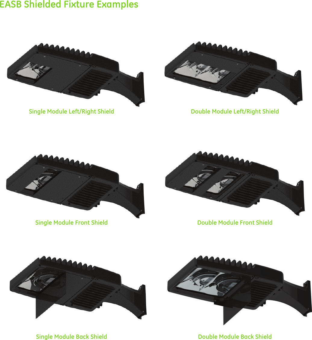 Ge Appliances Easb Data Sheet Lighting LED Shielding For Area Light ...
