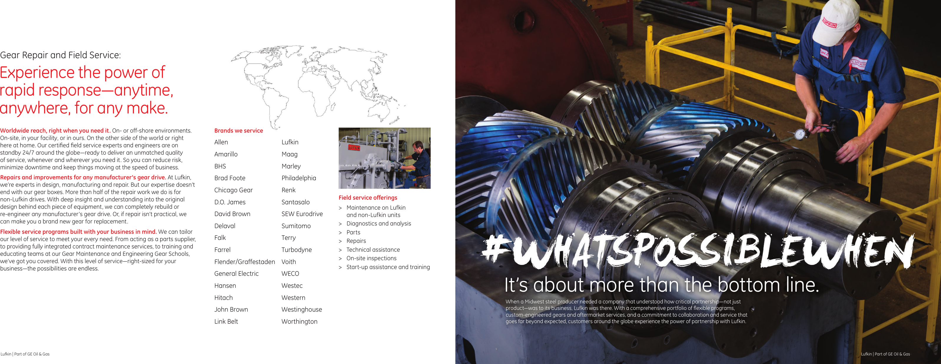Ge Appliances Lufkin And Allen Gears Gearbox Technology Brochure