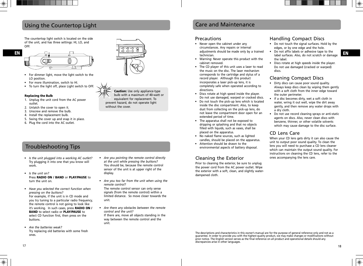 Ge Appliances Spacemaker 7 5400 Users Manual ManualsLib Makes It Easy ...