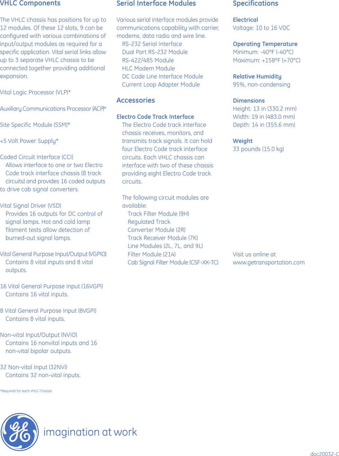 Ge Appliances Vital Logic Controller Vhlc Users Manual
