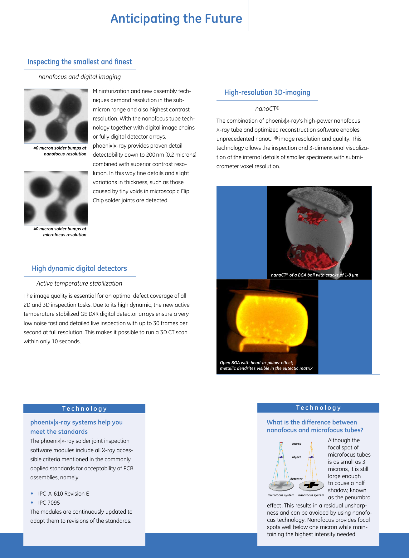 Ge Phoenix Nanomex Micromex Dxr Brochure