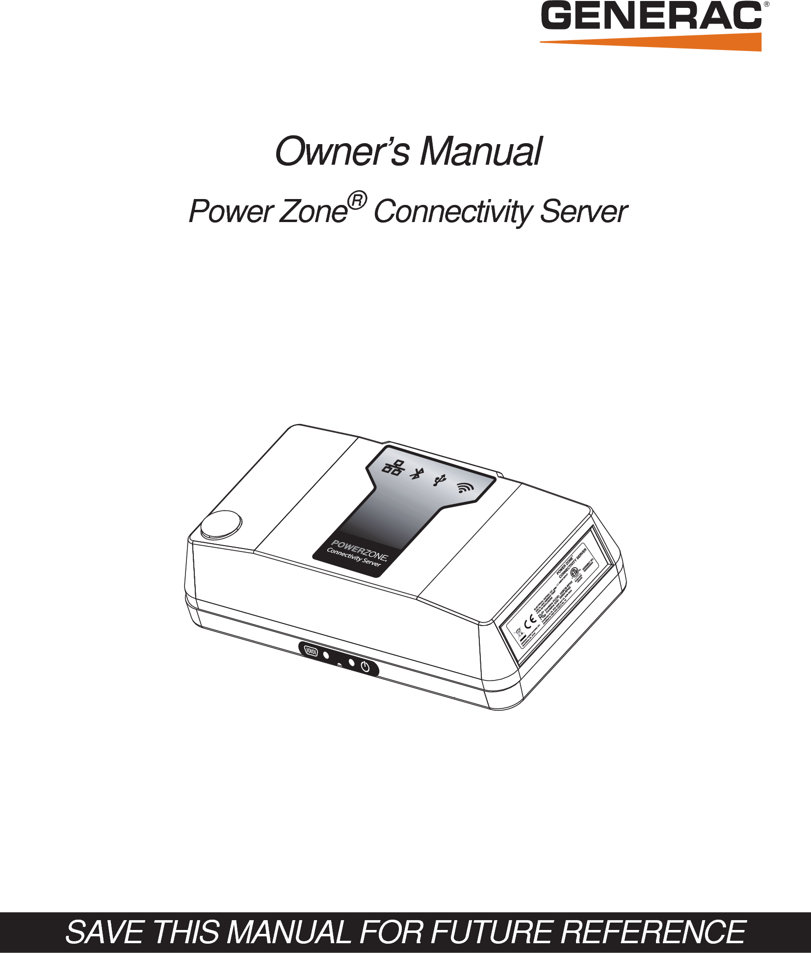 Generac Power Systems PZCONSVR Power Zone Connectivity Server User ...