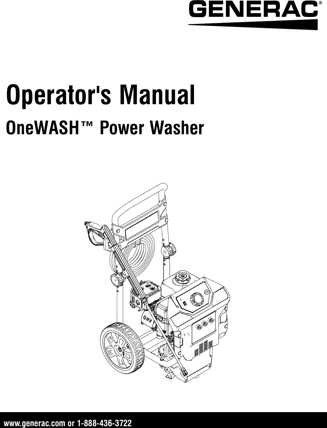 Generac 006436 0 1407053L User Manual PRESSURE WASHER Manuals And Guides