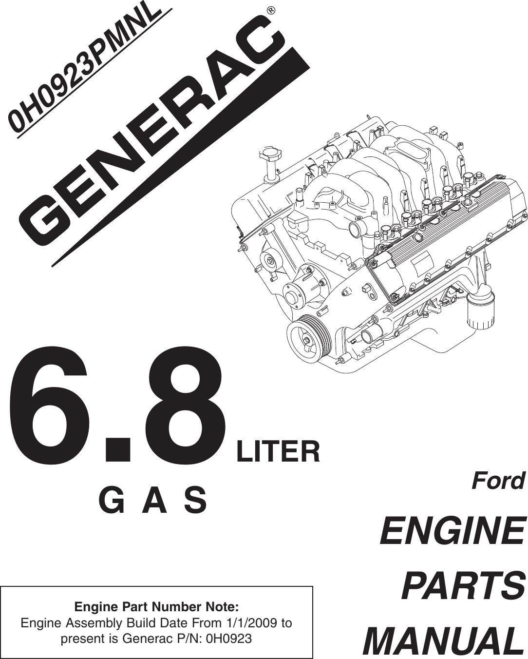 Generac 0H0923Pmnl Users Manual