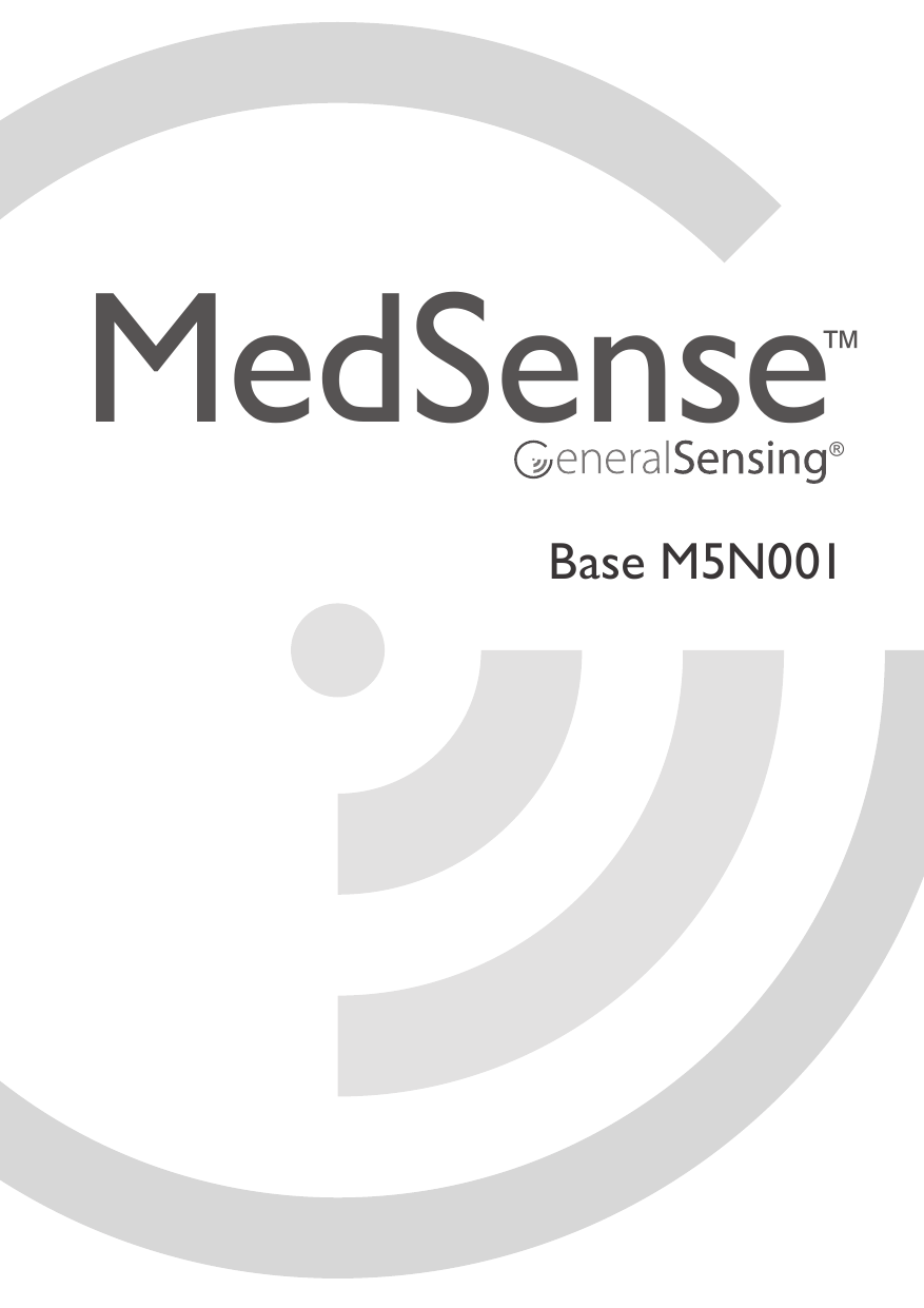 General Sensing M5N001 MedSense Base User Manual M5N001 UserManual
