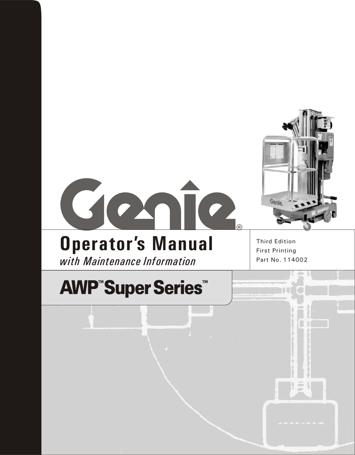 Genie Awp 114002 Users Manual 114002c31