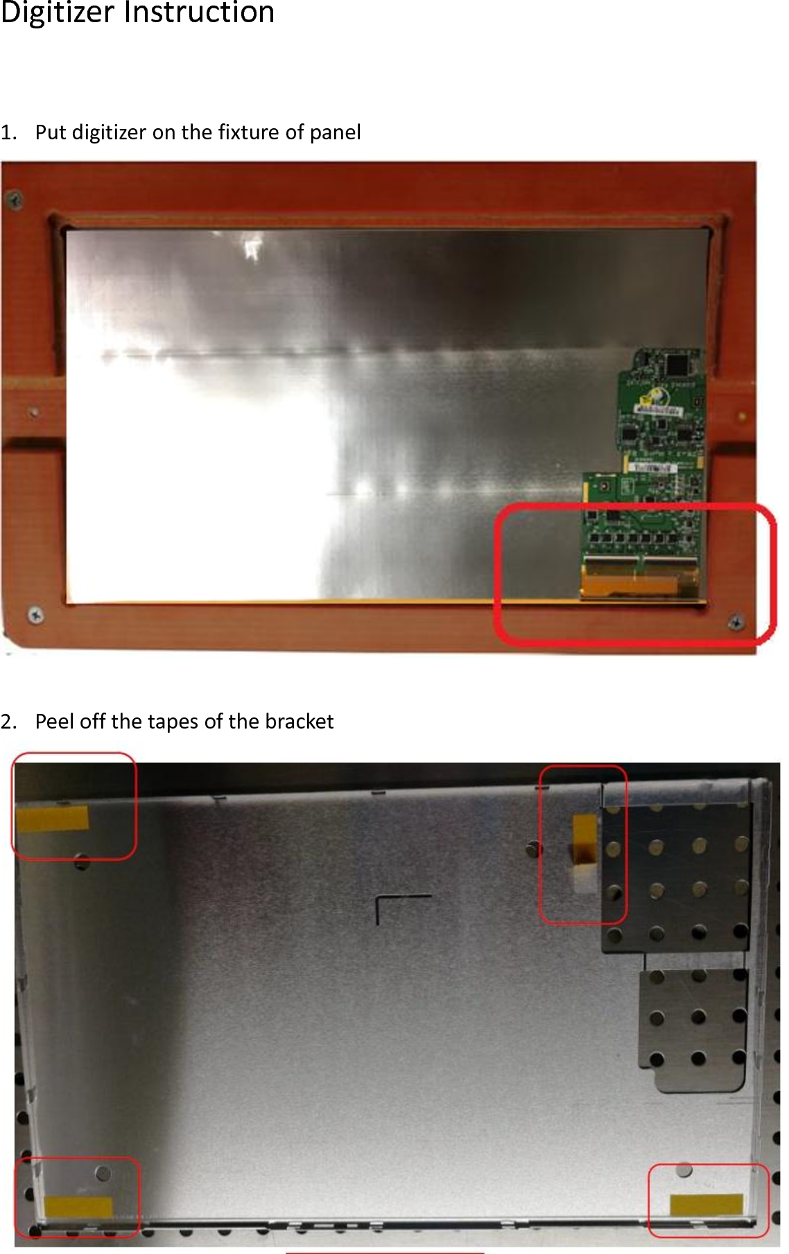 Getac Technology V110GD Digitizer module User Manual