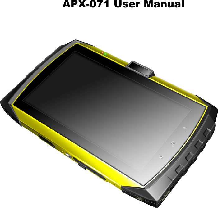 Giant Telecom APX071 Tablet PC with WiFi and BT User Manual