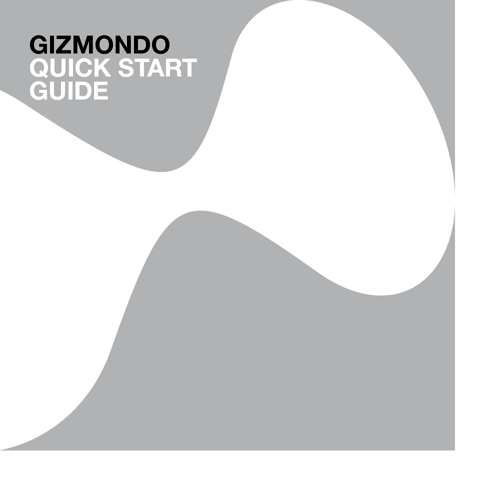 Gizmondo Europe GIZMONDO Multi-Function Portable Games Device User Manual