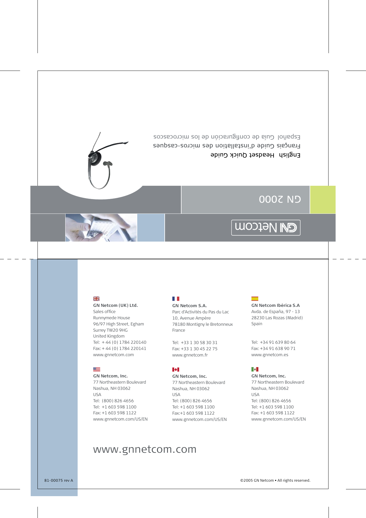 Gn Netcom Flex Mono 2000 Users Manual QG_EFE_K1