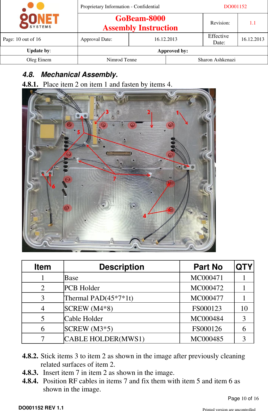 GoNet Systems GB8000F-000 802.11b/g/a/n Wireless Access Point User ...