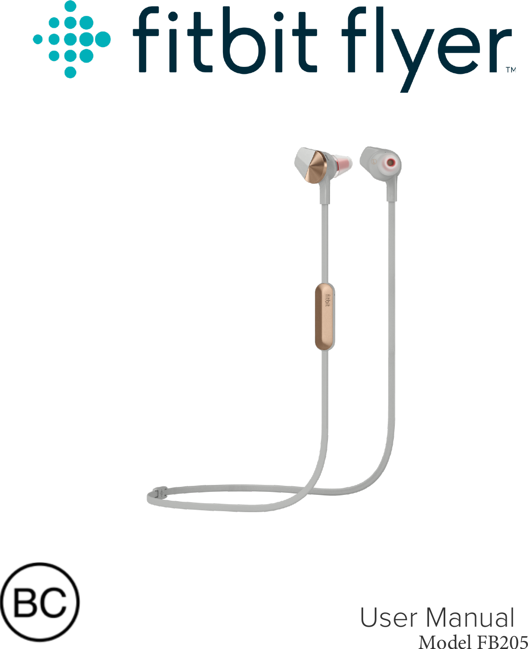 Google FB205 Wireless Fitness Headphone User Manual Fitbit Flyer 1 0x