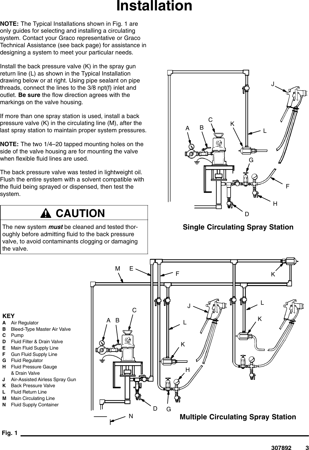 Graco 307892K Back Pressure Valve With Carbide Needle And Seat Users ...