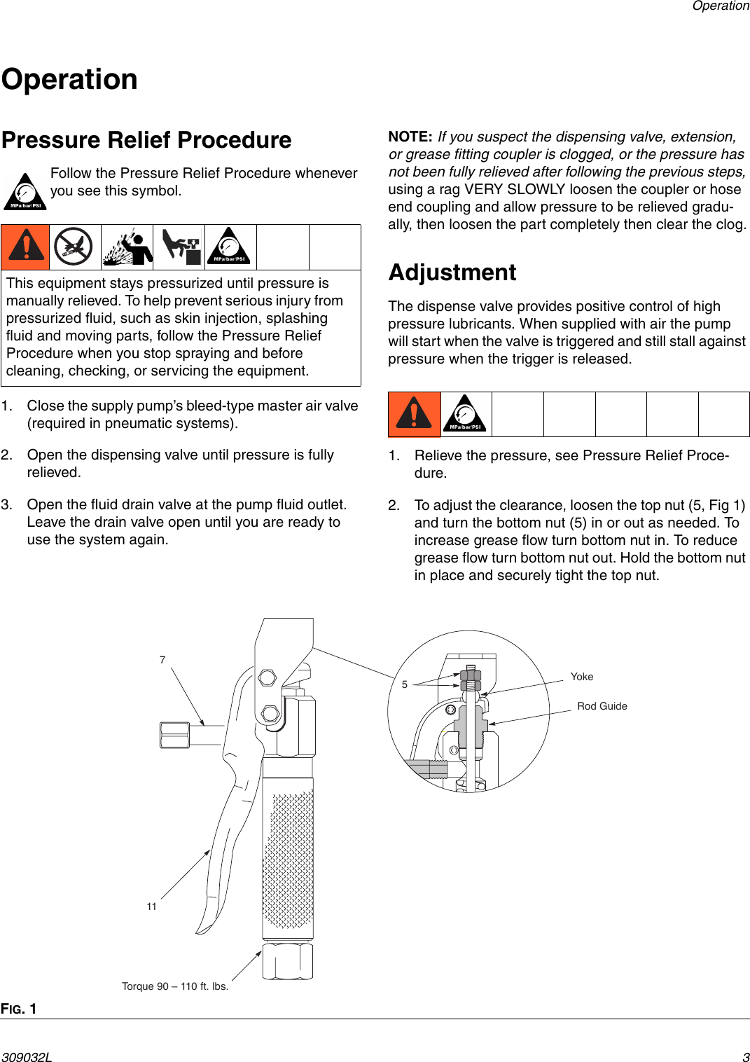 Graco 309032L Pro Shot Dispense Valve Users Manual Valve, Instructions ...