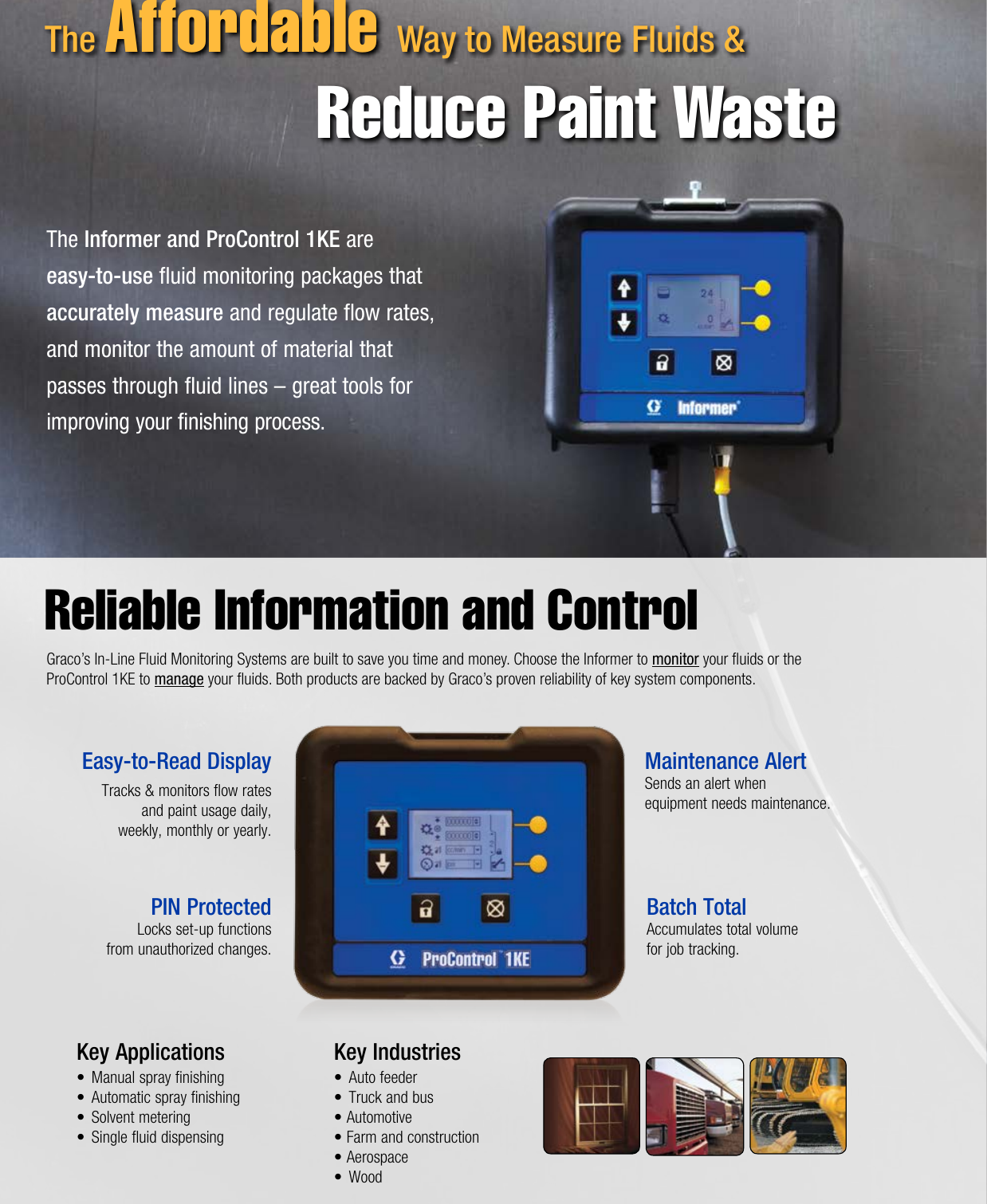 Graco 345008En B Informer And Procontrol 1Ke Users Manual Brochure