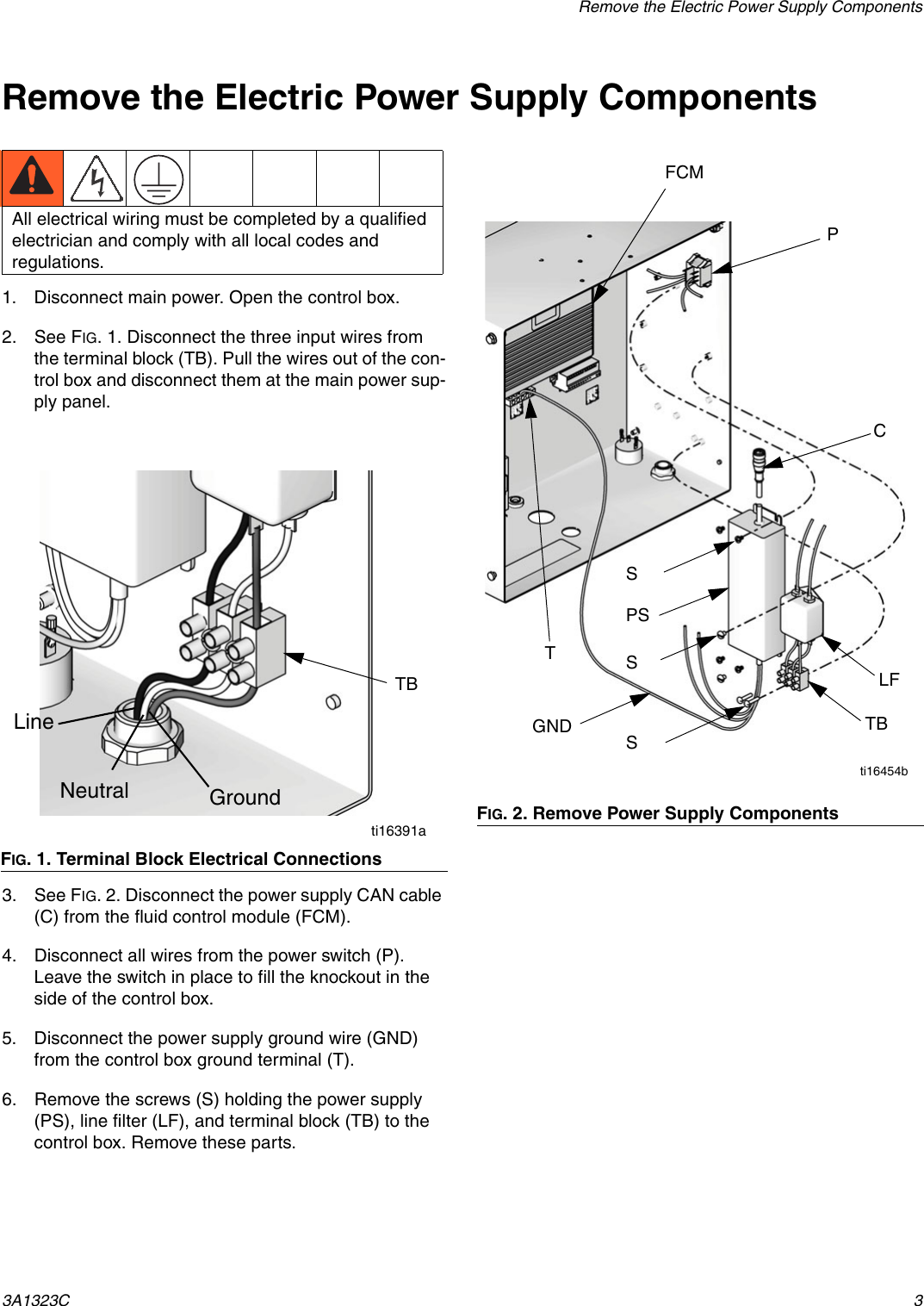 Graco 3A1323C Promix 2Ke Alternator Power Conversion Kit Users Manual ...