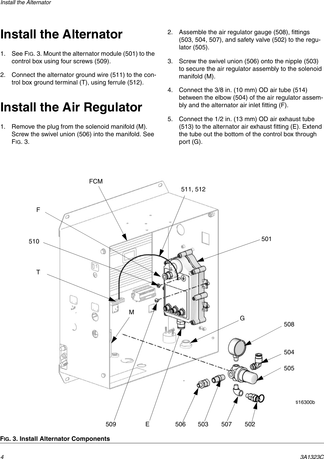Graco 3A1323C Promix 2Ke Alternator Power Conversion Kit Users Manual ...