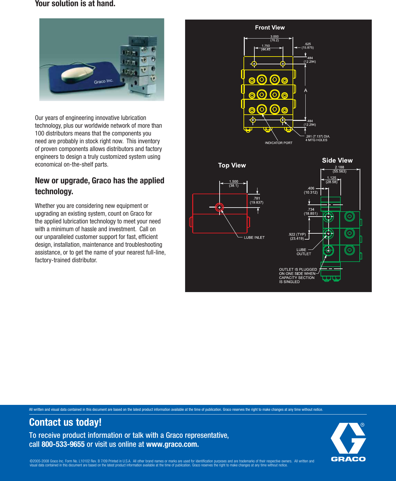 Graco Trabon Msp Modular Divider Valves Users Manual