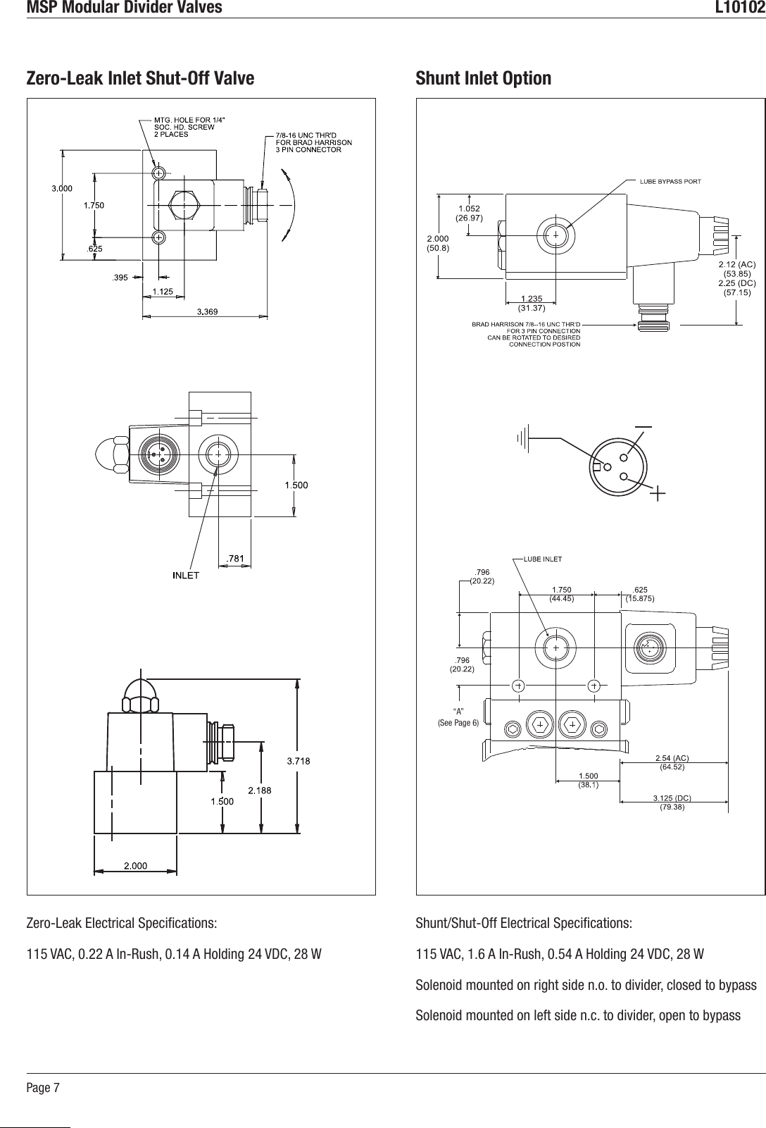 Graco Trabon Msp Modular Divider Valves Users Manual
