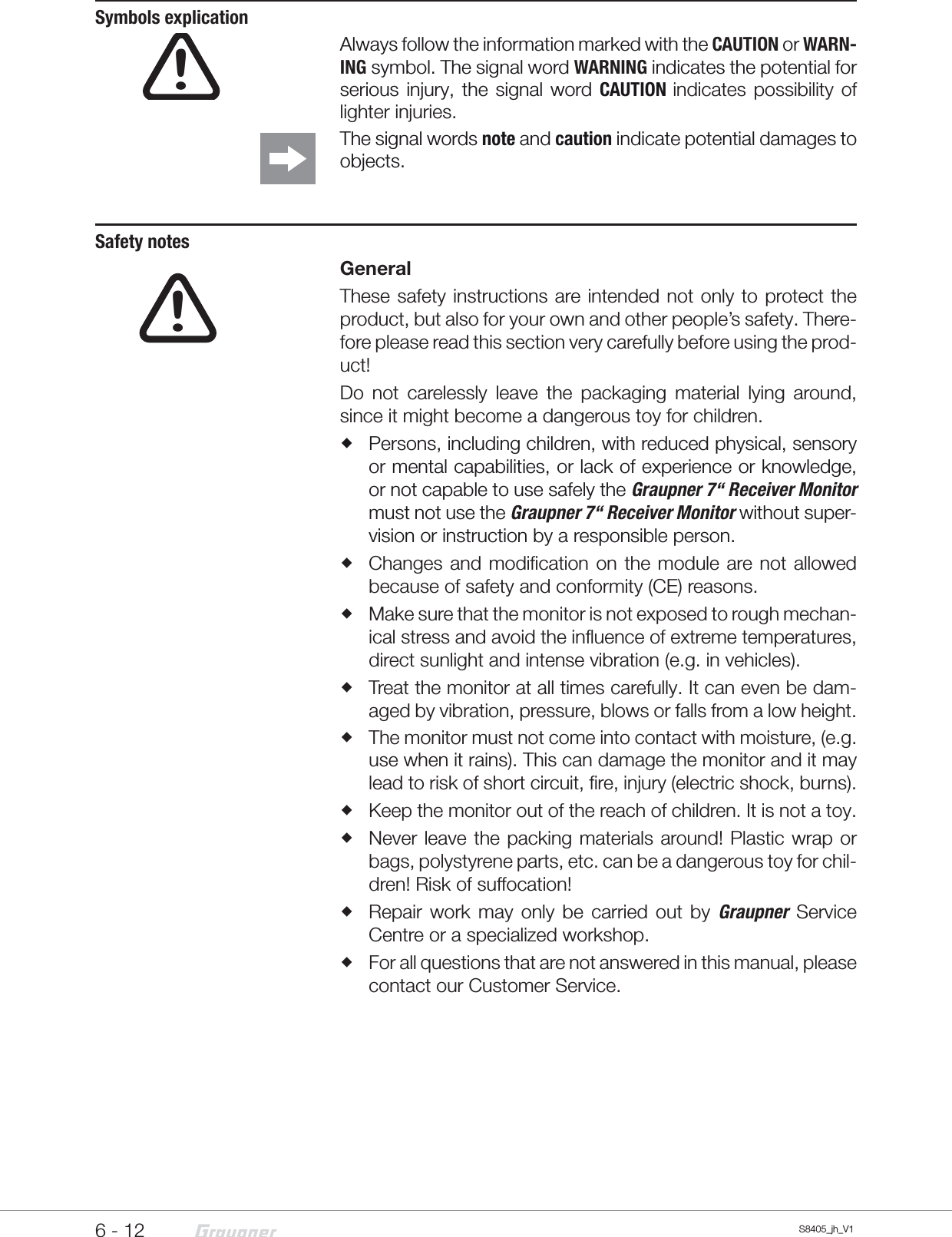 S8405 Receiver Monitor EN